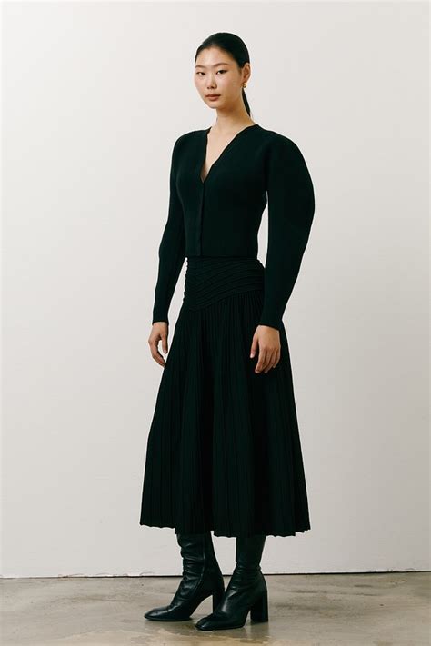 Alaia 알라이아 [알라이아] 리브 니트 카디건 Aa9s02284m812 995 S I Village 에스아이빌리지