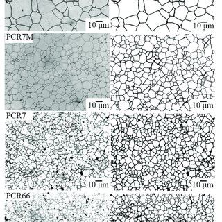 The Optical Micrographs On The Left And The Approximated Images On Download Scientific