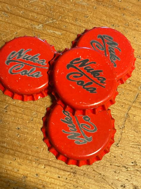Fallout Nuka Cola Inspired Bottle Caps Etsy