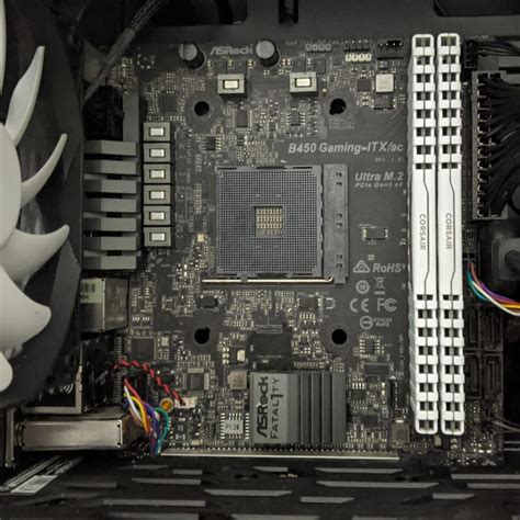 Asrock b450 gaming-itx/ac fatal1ty itx motherboard for ryzen, Computers ...