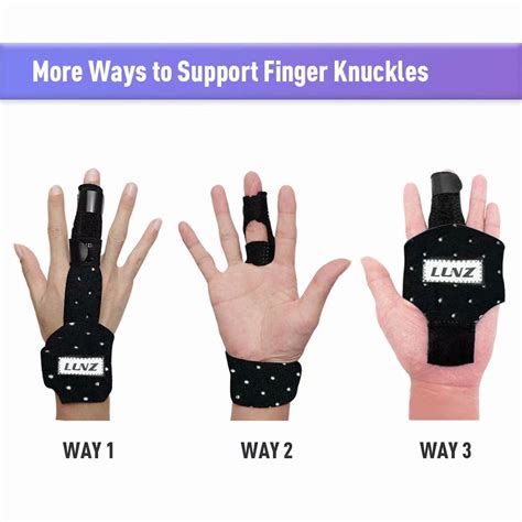 Trigger Finger Splint Perforated Finger Brace Splint With Metal Support To Stabilize Broken