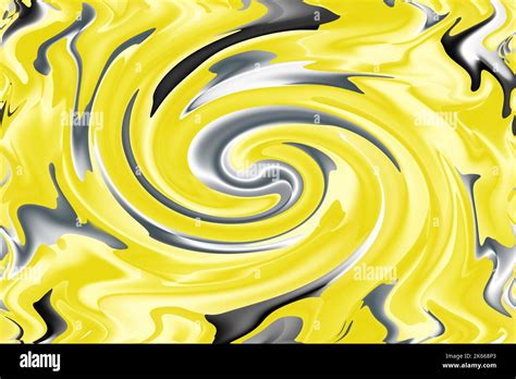 Illustration Of Illuminating Yellow And Metallic Gray Artistic Bursting