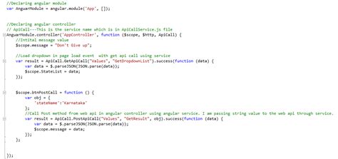 Beginners Guide Post And Get Web Api Calls Using Angularjs