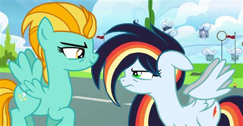 Mlp Next Gen Hurricane Dash Meets Lightning Dust By Shadeshadowartist On Deviantart