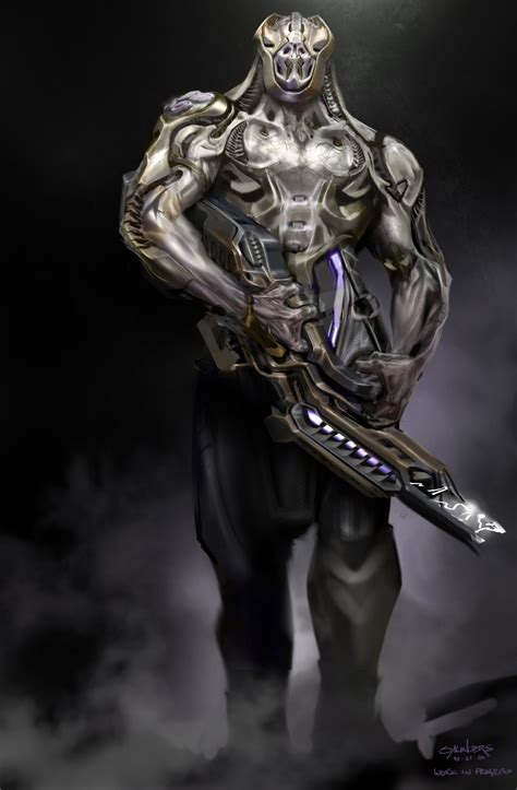 Phil Saunders Avengers 2010 Chitauri Soldier Concepts