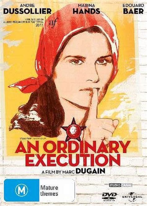 An Ordinary Execution Une Ex Cution Ordinaire Je Ne Suis Que Staline NON USA FORMAT