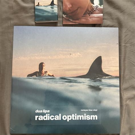 Dua Lipa Radical Optimism Blue Vinyl Signed Art Depop
