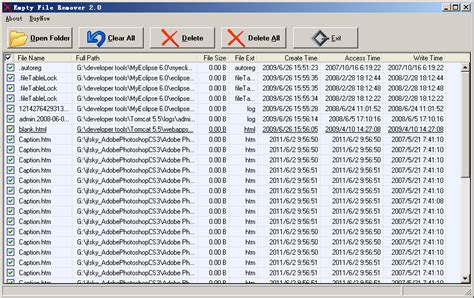 File Manager Software Empty File Remover Remove Empty Files From
