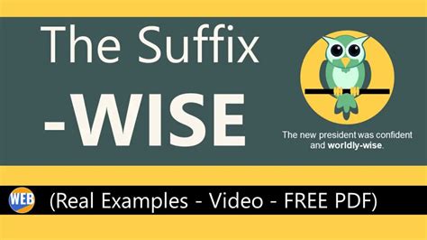 The Suffix Wise Real Examples Pdf Download Video World English