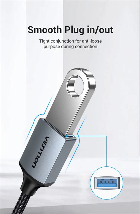 Vention USB C To USB OTG Cable Gbps High Speed Data Transfer