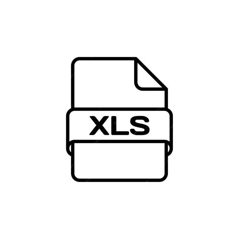 Premium Vector Xls File Icon Outline Document Icon In Xls Format