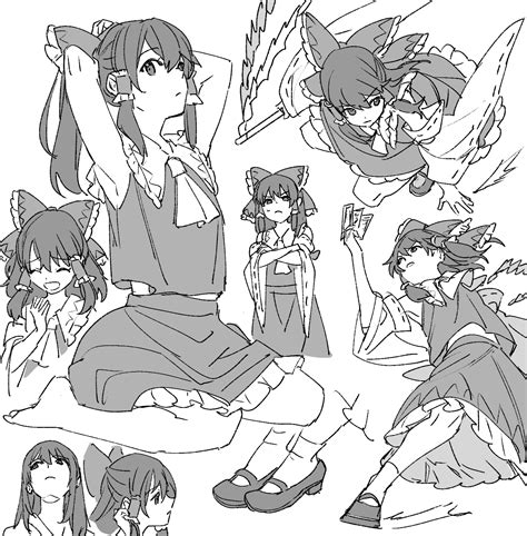 Mero Starfish Jcs Hakurei Reimu Touhou Commentary Request Highres