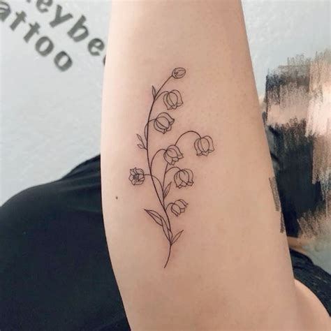 20 Delicate Lily Of The Valley Tattoo Designs Artofit