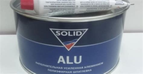 SOLID ALU Шпатлевка с алюминиевым наполнителем 1500г заказать в Киеве ...