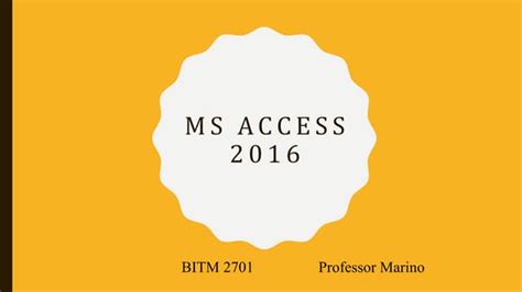 Ms Accesspptx Databases Computer Software And Applications