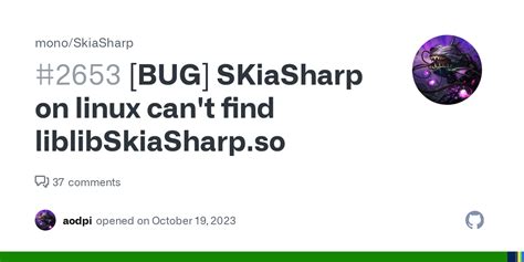 Bug Skiasharp On Linux Cant Find Liblibskiasharpso · Issue 2653 · Monoskiasharp · Github