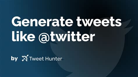 Generate Tweets Like Twitter With Ai