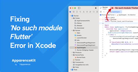Fixing No Such Module Flutter Error In Xcode A Quick Guide