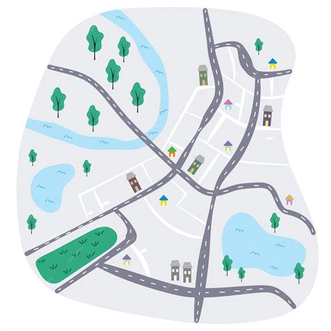 Premium Vector City Map For Any Kind Of Digital Info Graphics And