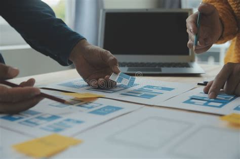 Website Designer Creative Planning Application Development Draft Sketch