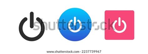 Shutdown Turn On Off Switch Button Stock Vector Royalty Free Shutterstock