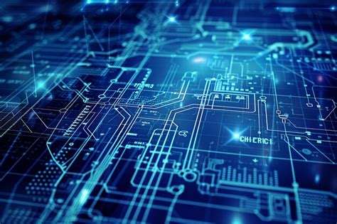 Premium Photo Clean And Simple Electrical Circuit Diagram