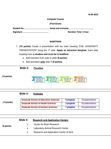 Computer Final Exam Pdf