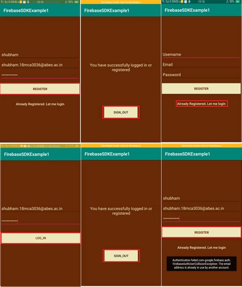 Firebase Sdk Authentication Using Emailpassword Online Tutorials