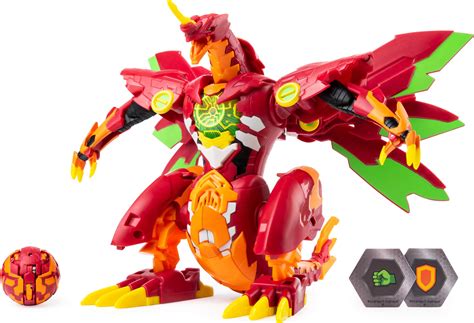 Bakugan Dragonoid Maximus 20 3cm Transforming Figure With Lights Sounds