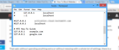 how to block websites using windows 8 hosts file make tech easier