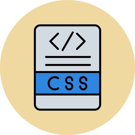 Css Vector Icon Vector Art At Vecteezy
