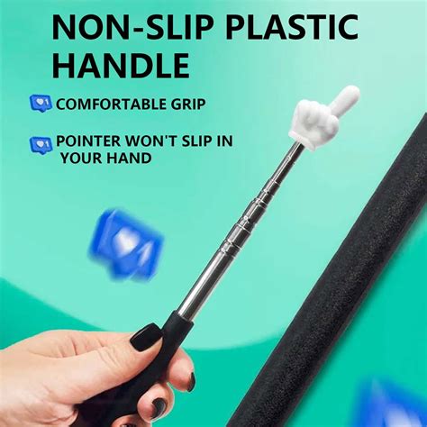 Alialene 1 Pack Pointer Stick For Classroom Telescopic Teachers Pointer Extendable Teaching