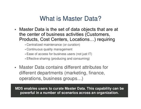 Microsoft Master Data Services With Sql Server 2012