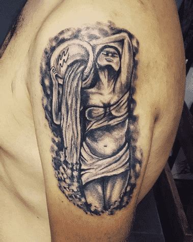 Aquarius Tattoos For Men Ideas And Inspiration For Guys