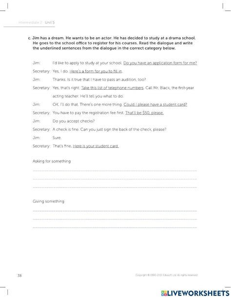 Unit 3 Lesson 3 Assignments Online Exercise For Live Worksheets