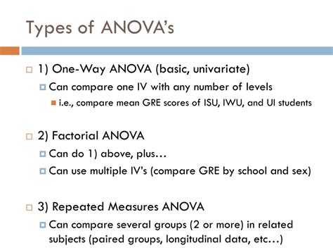 Types Of Anova Designs At Joshua Freeman Blog