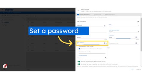 how to create a new user in docebo guidde gallery