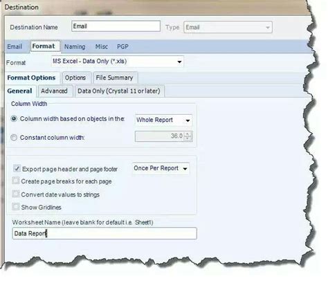 Export Crystal Reports To Excel Data Only Basic Crystal Reports