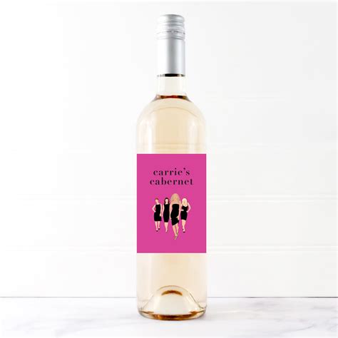 Sex And The City Bachelorette Party Wine Label Printables Awdesignsprintables
