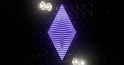 Neon Rhombus Shape Moving Updown Blinking Lamps On Background Backgrounds Motion Graphics Ft