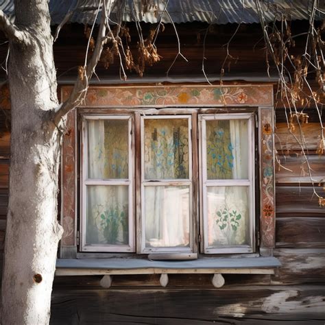 Premium Ai Image A Window With The Word The Name On It