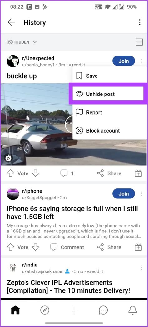 How To Unhide Posts On Reddit And What Happens When You Hide Them