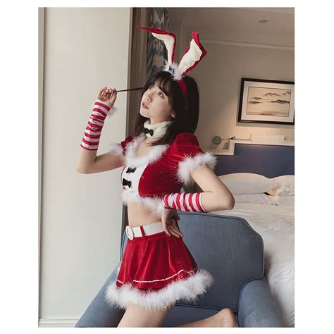 [พร้อมส่ง] ชุดแซนตี้แฟนซีคอสเพลย์ชุดเซ็กซี่ ชุดนอนไม่ได้นอน งานจริงน่ารักมาก Shopee Thailand