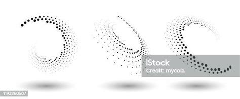 하프 톤 원 프레임 추상도 도트 로고 엠블럼 디자인 요소 모든 프로젝트에 대 한 둥근 테두리 아이콘 또는 백그루드 0명에 대한 스톡 벡터 아트 및 기타 이미지 Istock
