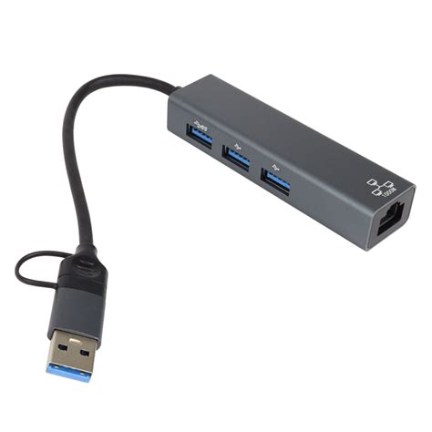 HUB USB TIPO C DUAL RJ BASE Jaltech SAS