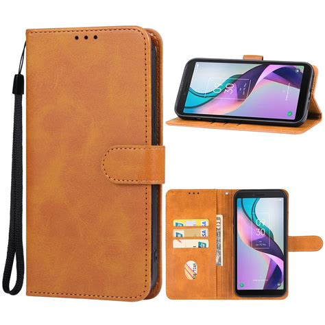 For Tcl Ion X Leather Phone Case
