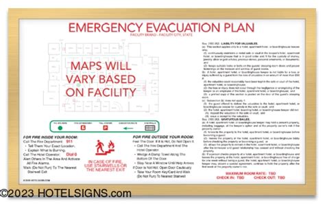 Best Western Sign Store By HOTELSIGNS Com Brushed Metallic Evacuation Map Evacuation Plans