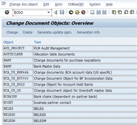 Sap Change Documents For Custom Table And Fields Sap Tech