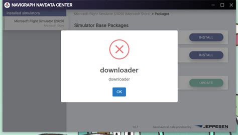 Unable To Install Navdata General MSFS Data Navigraph