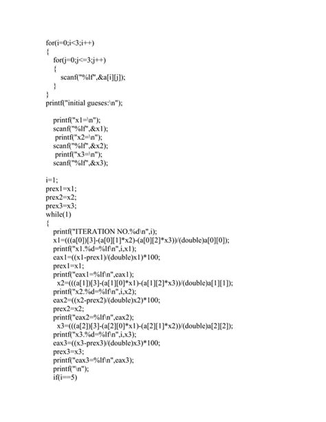 Gauss Elimination Method With Partial Pivoting